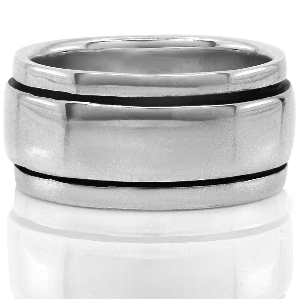 Plain Silver Ring for Men - Solid 925 Sterling, Size 7 to 14 - VY Jewelry