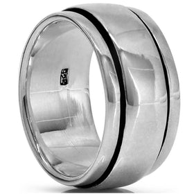 Silver Rings For Men - 925 Sterling - Size Range 6 to 15 - VY Jewelry