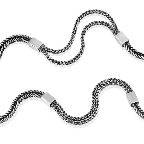 Italian Silver Thin Bracelet - 925 Italy - Size 7 to 10 in - VY Jewelry