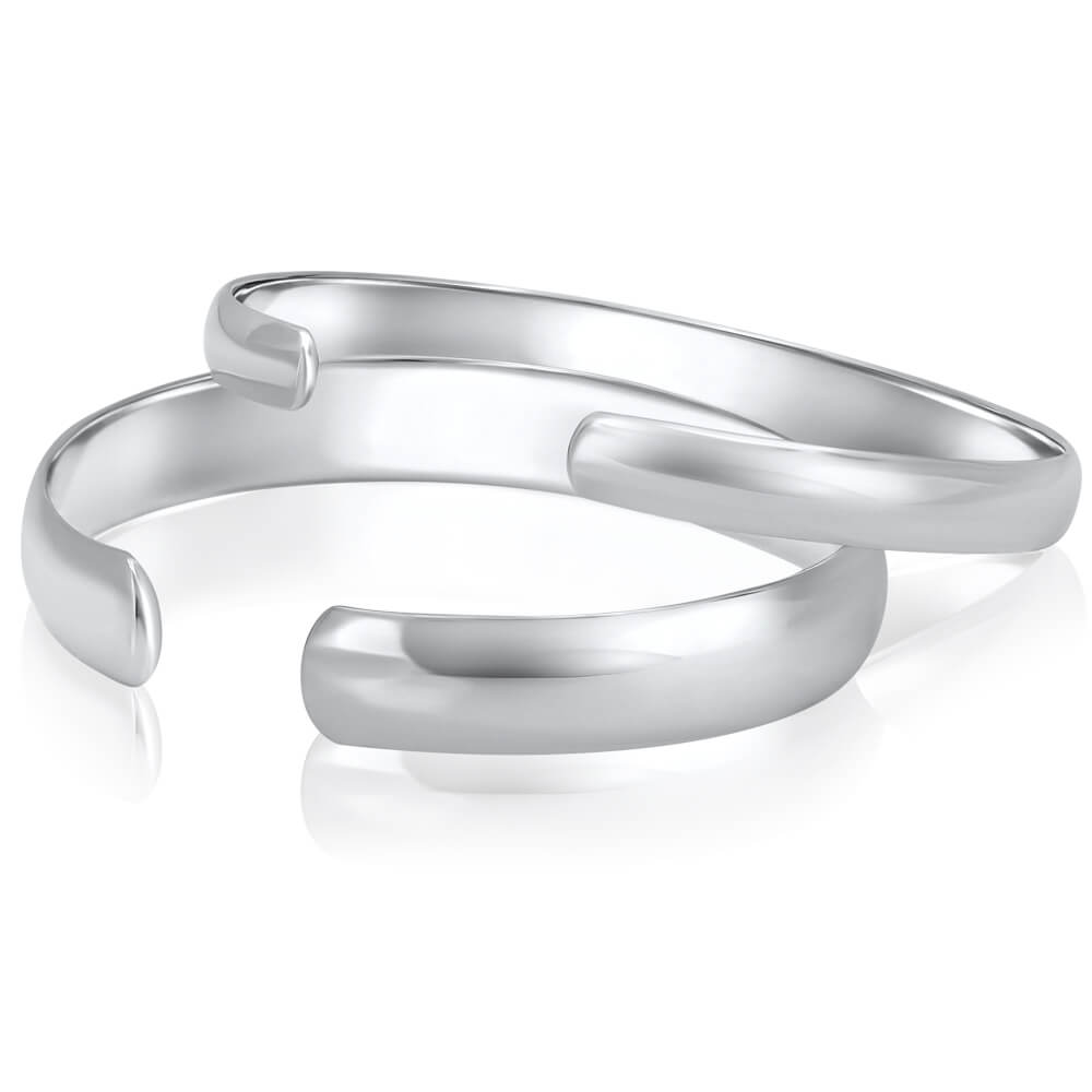 Classic 925 Sterling Silver Cuff Bracelets for Men & Women - VY Jewelry