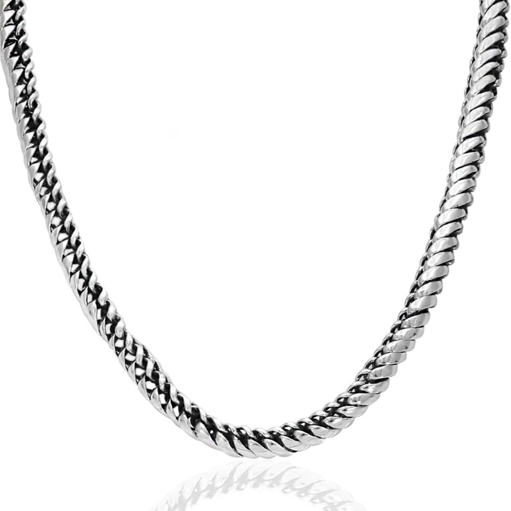 Thick Silver Chain for Men, Heavy 925 Solid - Sizes 20 to 30 inches ...