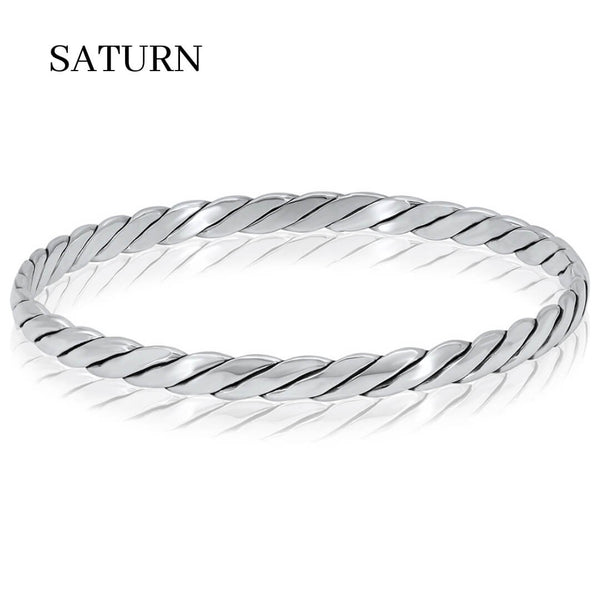 Women Silver Bangles- Solid 925 Sterling Silver - VY Jewelry