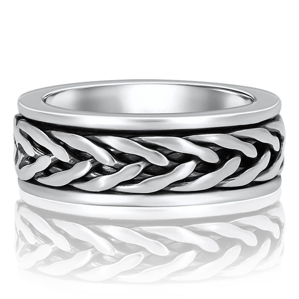 Spinner Ring for Men | 925 Sterling Silver | VY Jewelry