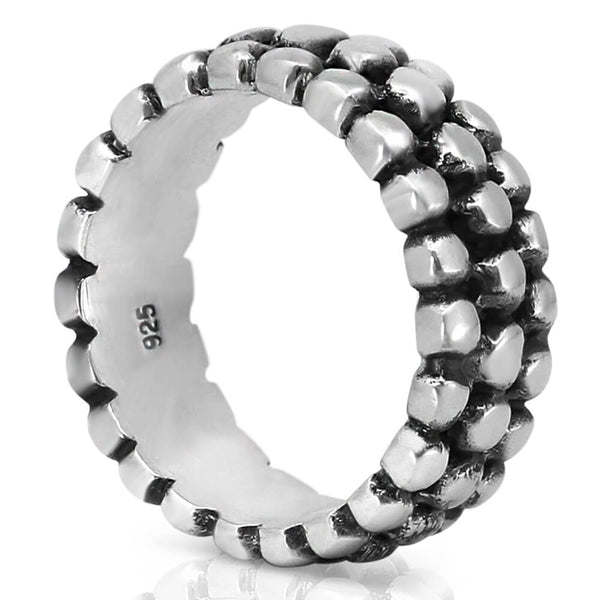 Silver Ring for Men - 925 Solid Sterling - Sizes 7 to 13 - VY Jewelry