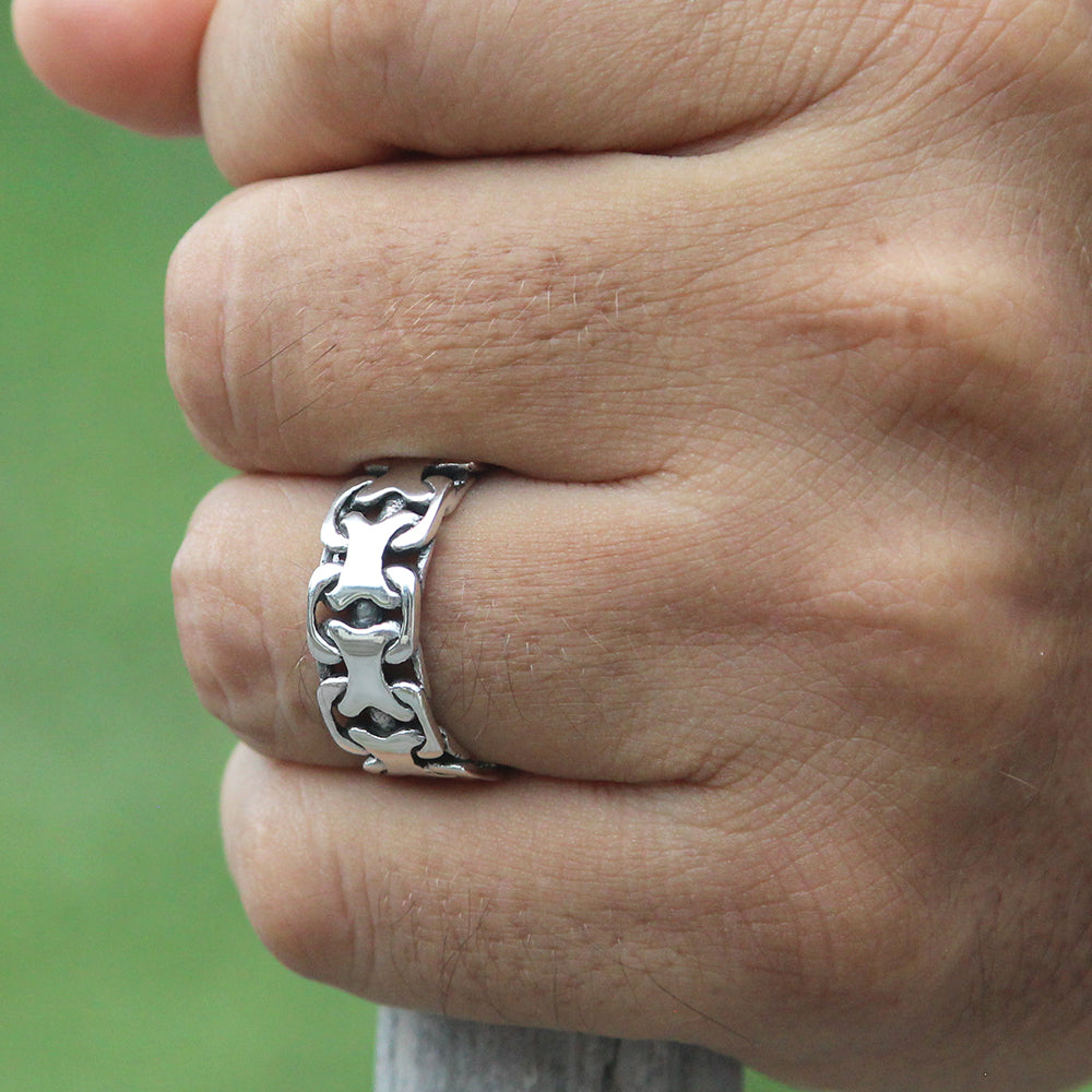 Silver Ring for Men - Plain 925 Sterling - Sizes 7 to 14 - VY Jewelry