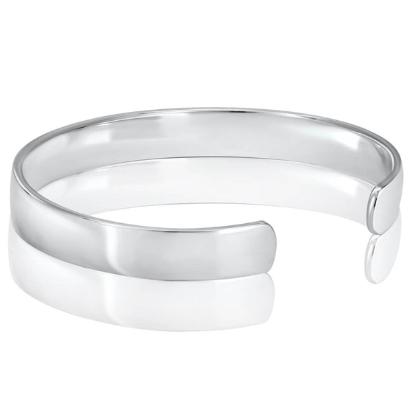 Classic 925 Sterling Silver Cuff Bracelet for Men & Women - VY Jewelry