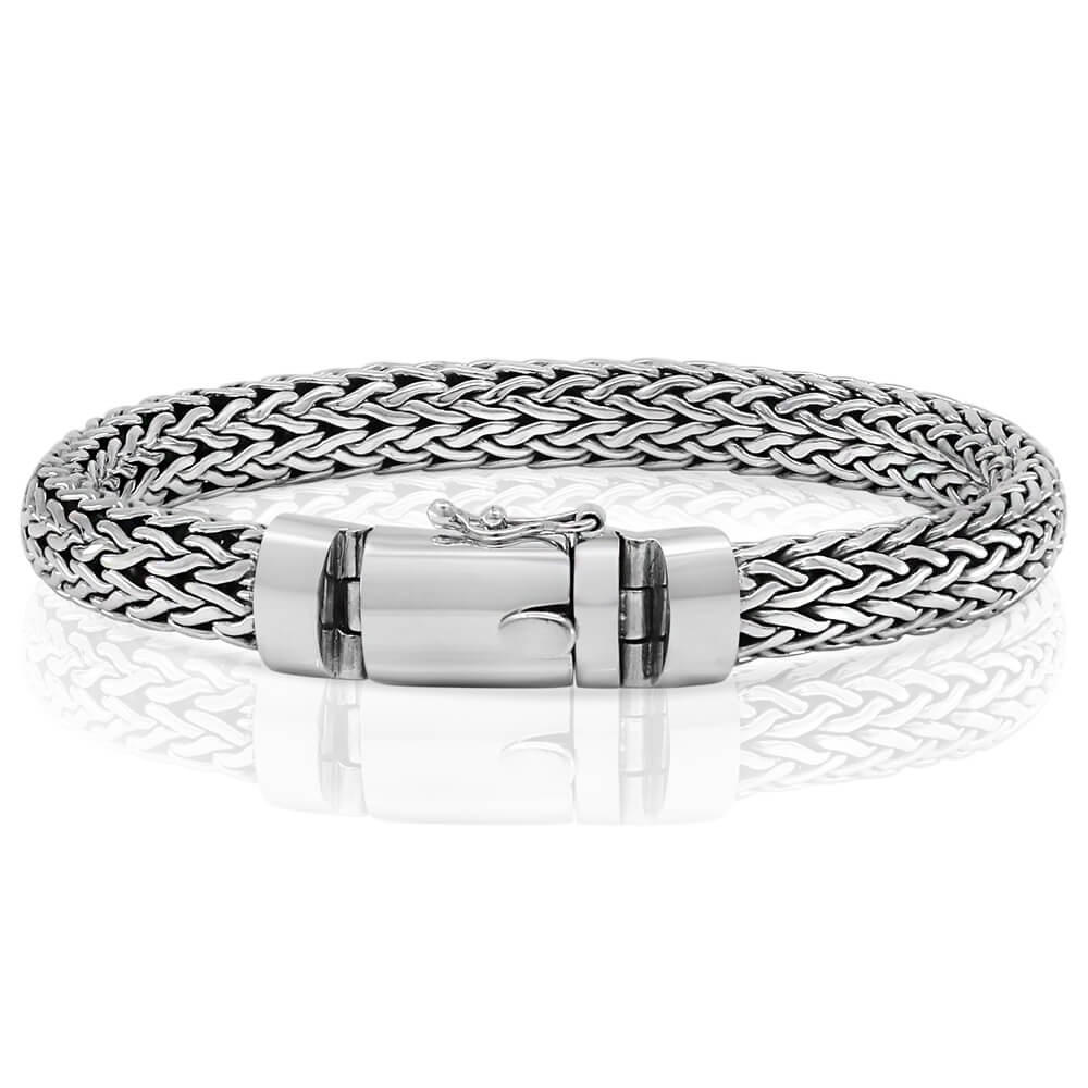 Silver Bracelets for Men - 925 Sterling - Size 7 to 11 in. - VY Jewelry